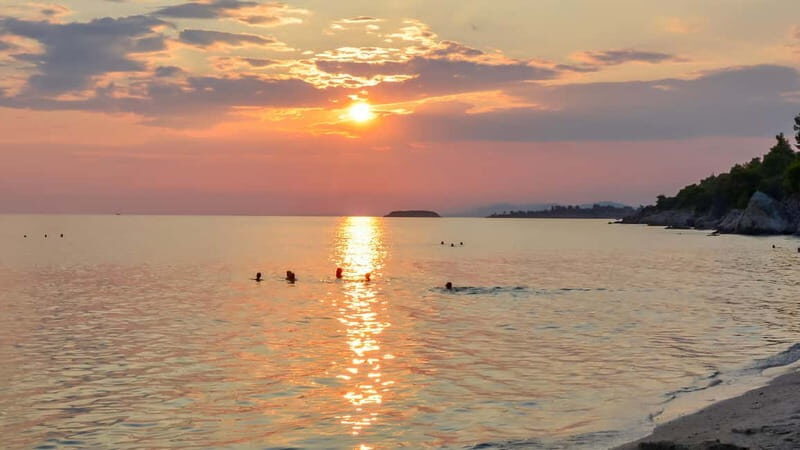 Thessaloniki: Halkidiki/Sithonia Swim, Sunset & Olive Tour - The Sum Up