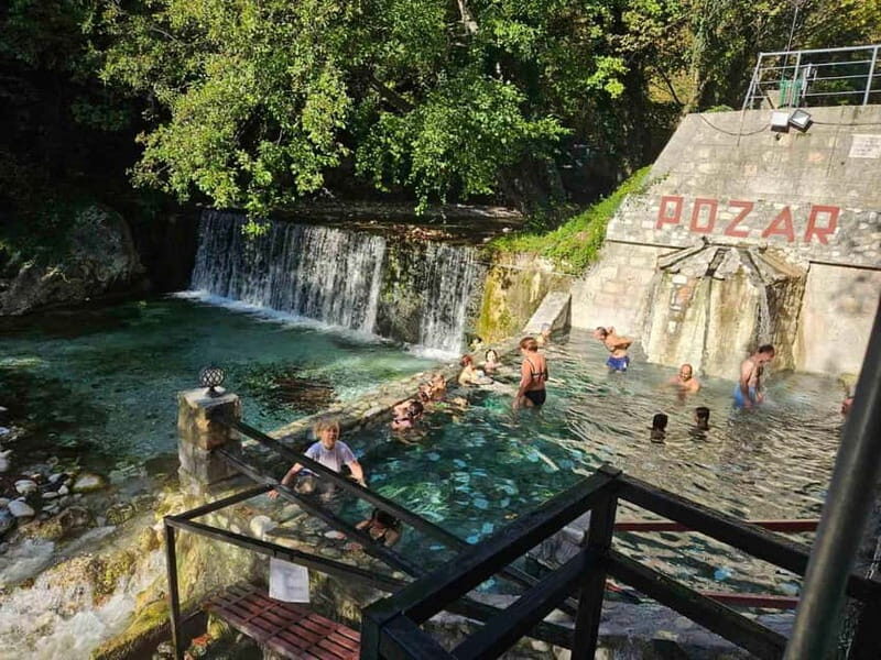 Thessaloniki: Pozar Thermal Baths & Edessa Waterfalls Trip - Key Points