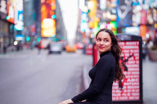 Times Square VIP Photoshoot on the Iconic Red Stairs - Transportation and Timing: Making It Work