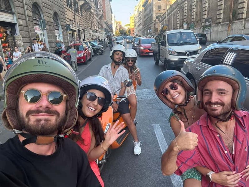 Tipsy Vespa Tour in Rome with Local - FAQs