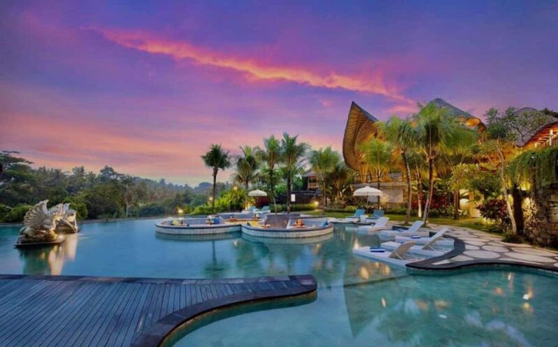 Tlaga singha Ubud infinity Pool+Monkey Forest + Water fall - Key Points