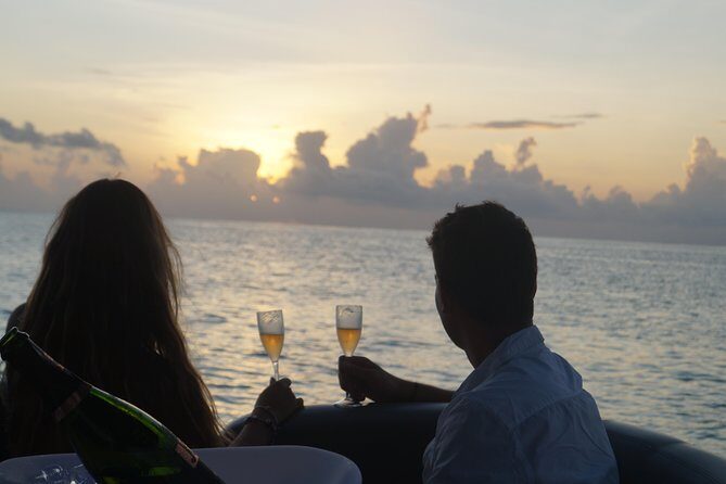 Toa Boat Bora Bora Private Sunset On Majestic Pontoon Boat - The Sum Up