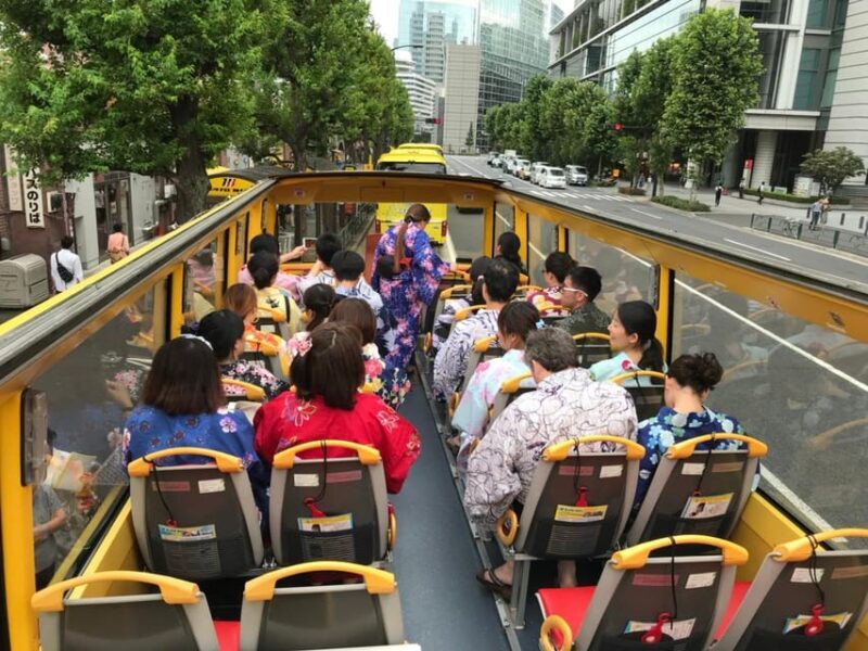 Tokyo: 60min Panoramic Open Top Bus Tour with Audio Guide - Transportation and Practical Details