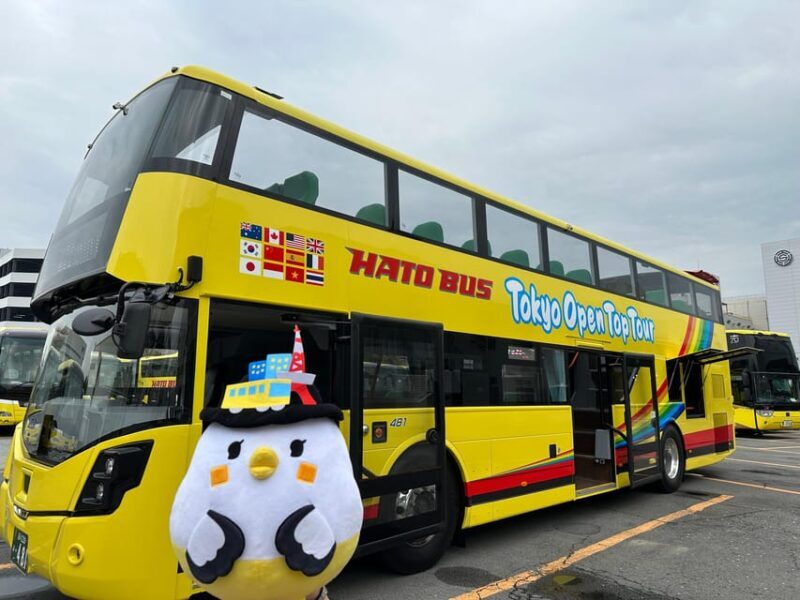 Tokyo: 60min Panoramic Open Top Bus Tour with Audio Guide - FAQ