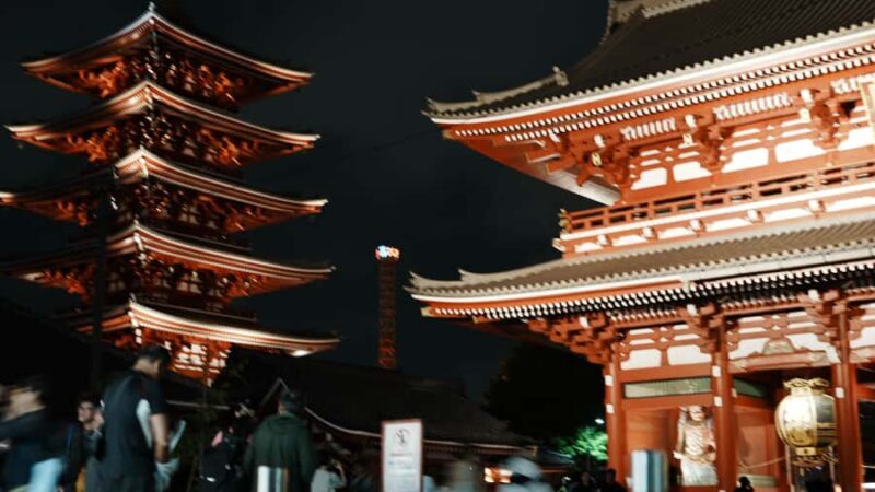 Tokyo: Asakusa Night Tour with Tokyo Skytree Tickets - Key Points