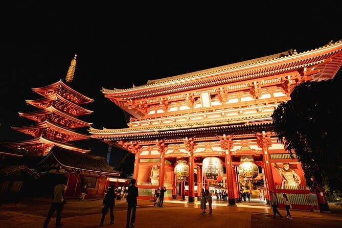 Tokyo Asakusa Sensoji Temple Night Walking Tour - Key Points