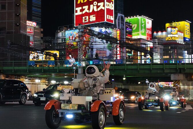 Tokyo Astronaut Tour in Space Suit Drive the Tiny Moon Car - Key Points
