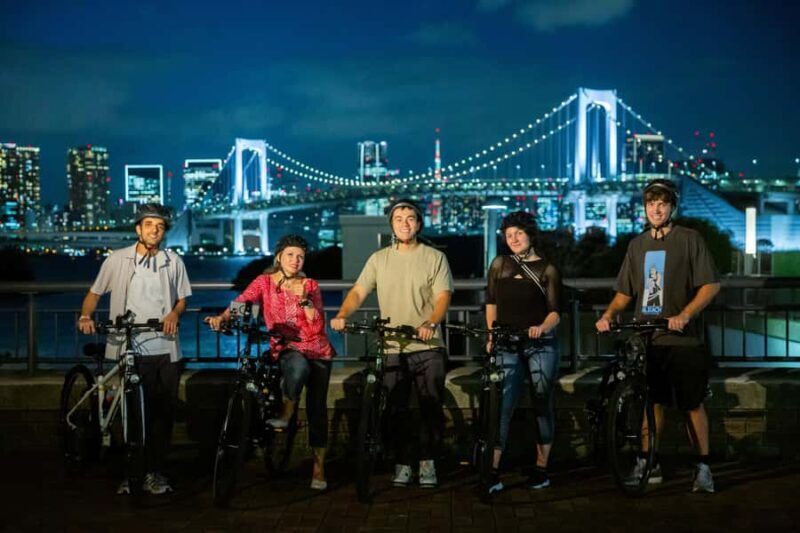 Tokyo Bay Area: Sunset Night View 3h E-bike Guided Tour - The Experience on the Ground