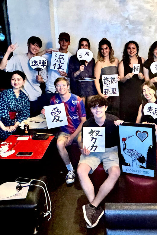 Tokyo: Calligraphy on Kanji Fan & Scroll with Drink - Cost-Effectiveness and Value