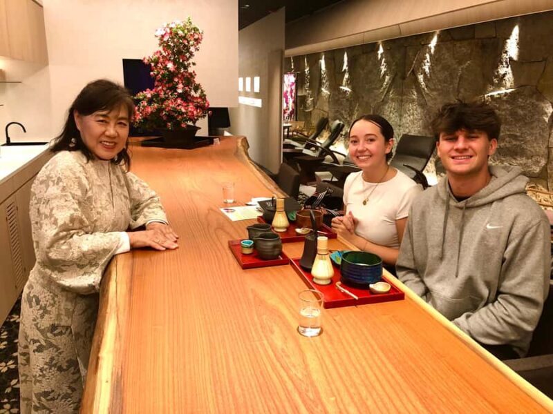 Tokyo: Ginza Tea Ceremony with Matcha ,Sweets and sushi toy - Group Size and Accessibility