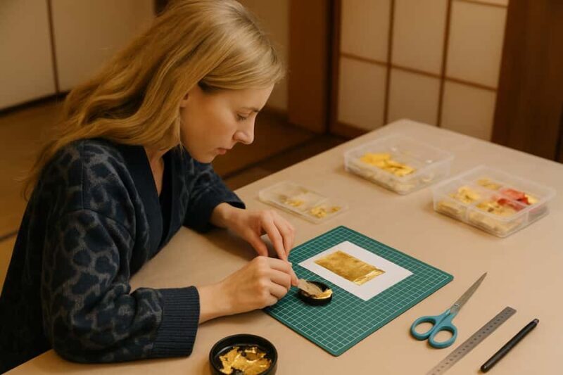 Tokyo: Gold Leaf Crafting Workshop - An Introduction to the Gold Leaf Crafting Workshop in Tokyo
