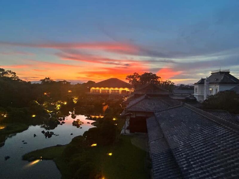 TOKYO: Guided Garden Tour with SP Dinner by E-bike -NIGHT - Key Points