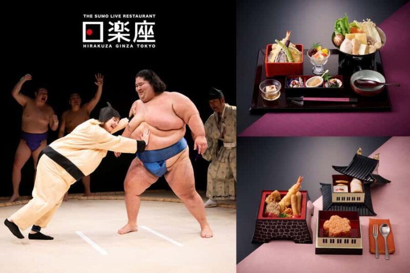 Tokyo Live Sumo Show & Kaiseki Dinner HIRAKUZA GINZA TOKYO - Key Points