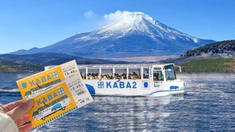 Tokyo: Mount Fuji Views and KABA Amphibious Bus Day Tour - Key Points