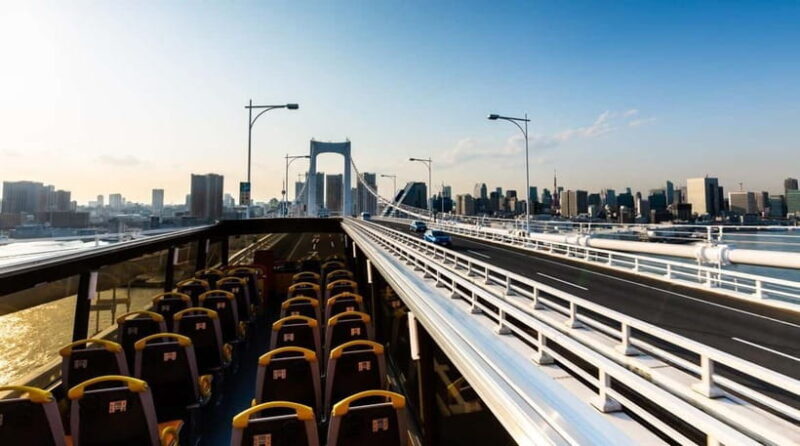 Tokyo: Open Top Sightseeing Bus with Audio Guide - Key Points