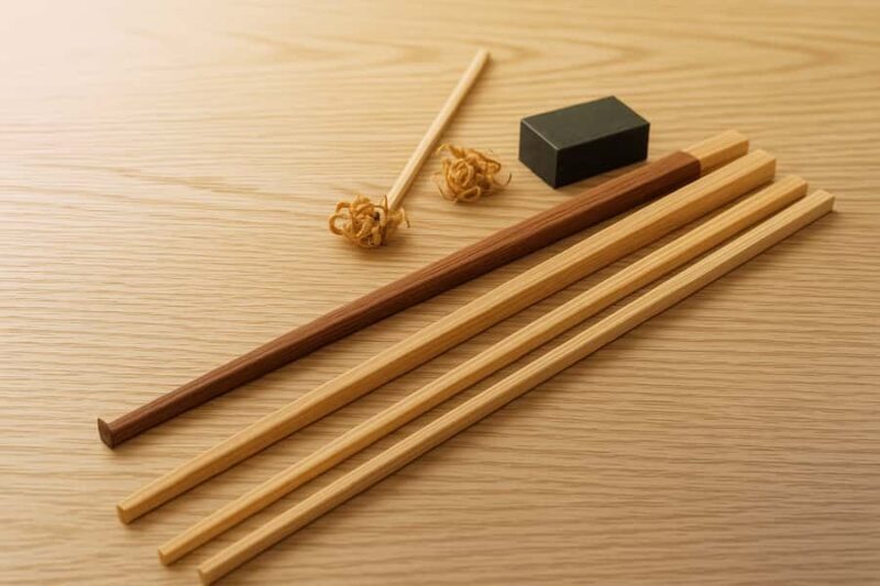 Tokyo : Original Chopstick Making Class with Local Craftman - Key Points
