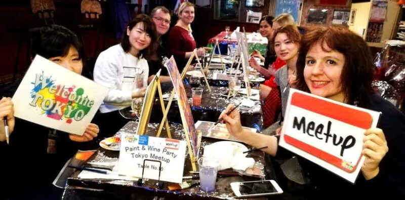 Tokyo: Paint and Wine "Japan scenery and Seasons" - Key Points