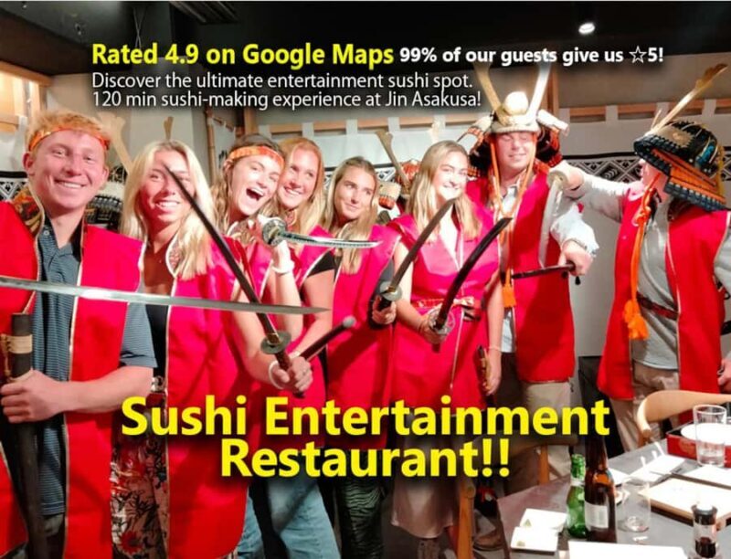 Tokyo : Samurai Sword & Sushi Experience with Chef Live - The Experience in Detail