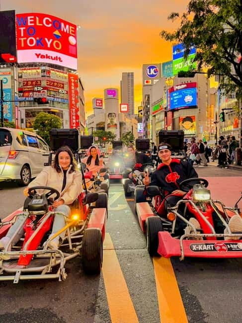 Tokyo: Shibuya and Shinjuku Streets Guided Go-Karting Tour - Key Points