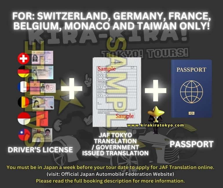 Tokyo: Shibuya Crossing x Tokyo Tower and more! Go-Kart Tour - The Legal and Practical Aspects