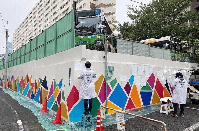 Tokyo Shibuya Giant Mural Art Creation Workshop - The Sum Up