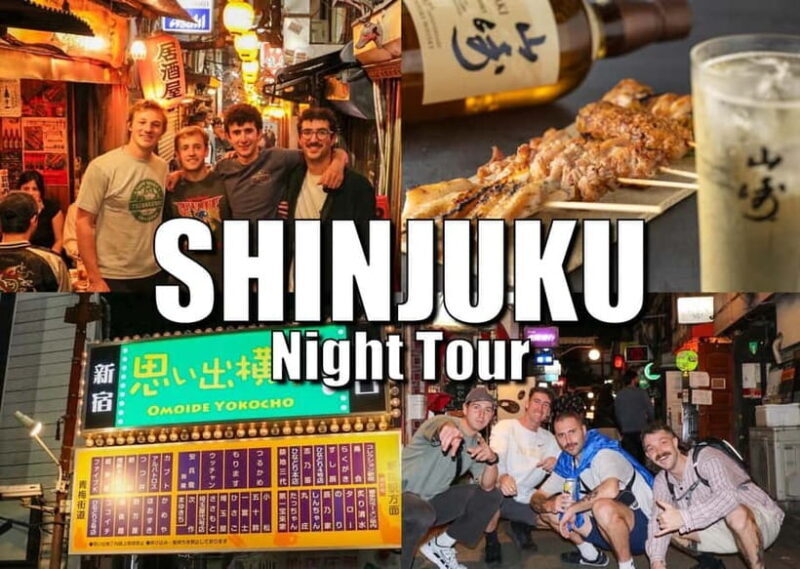 Tokyo: Shinjuku Night Tour with 6 dish & all-you-can-drink - A Detailed Look at the Shinjuku Night Tour