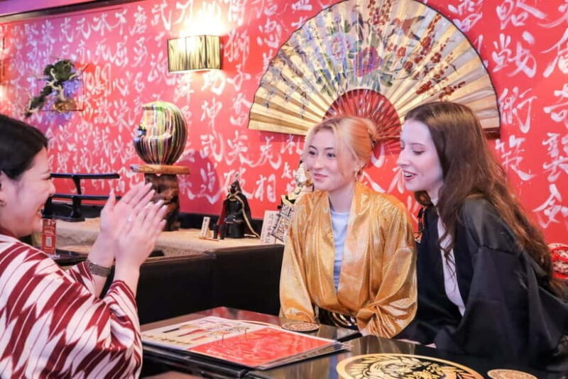 Tokyo: Shogun-Themed Samurai Cosplay, Sake Ceremony Karaoke - Dressing Up as a Samurai