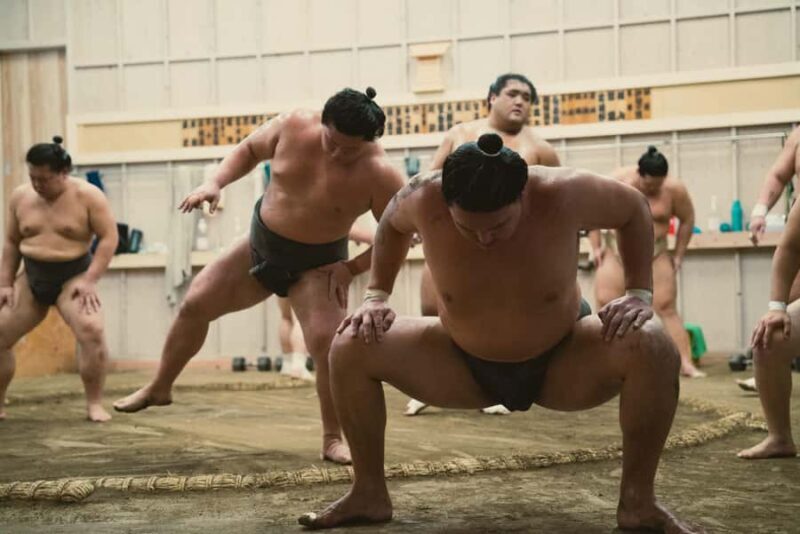 Tokyo Sumo Morning Training/ Sumo Practice with Wrestlers - Key Points