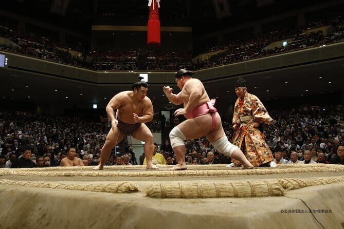 Tokyo Sumo Tournament Chair Seat Ticket with Entrance Assistant - Key Points