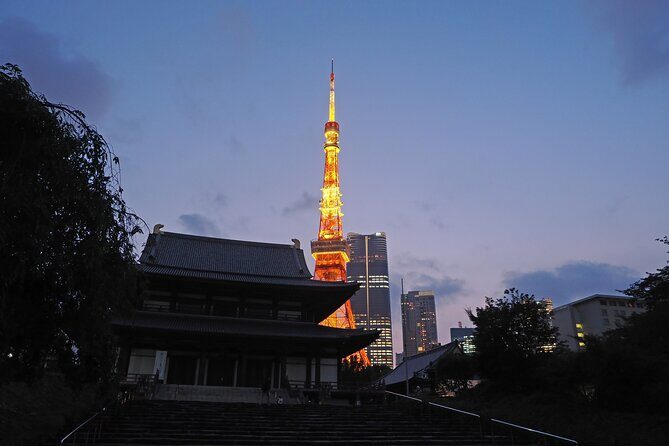 Tokyo Tower Sunset Shared Tour - Drinks and Relaxation: A Local Touch
