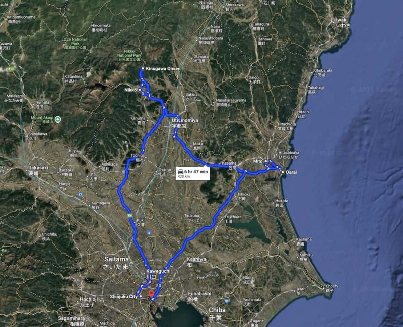 TokyoNikkoIbaraki 2-Day Private Car with Onsen Ryokan Stay - Key Points