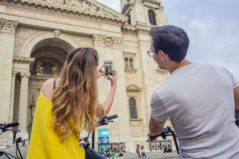 Top sights of Pest downtown on e-scooters incl. Parliament - An Introduction to the E-Scooter Pest Tour