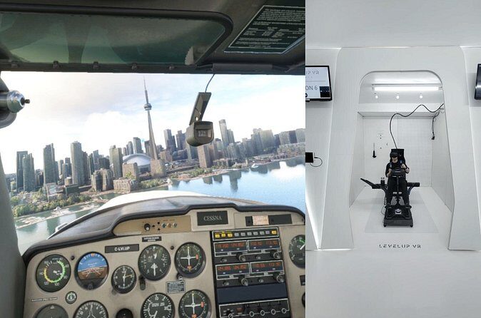 Toronto VR Flight Simulator Experience - Guided Virtual Instruction