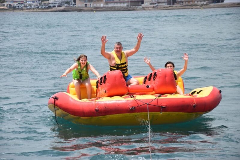 Torrevieja: Speedboat-Powered Inflatable Crazy Sofa Ride - Practical Details