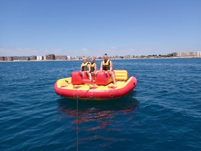 Torrevieja: Speedboat-Powered Inflatable Crazy Sofa Ride - The Sum Up