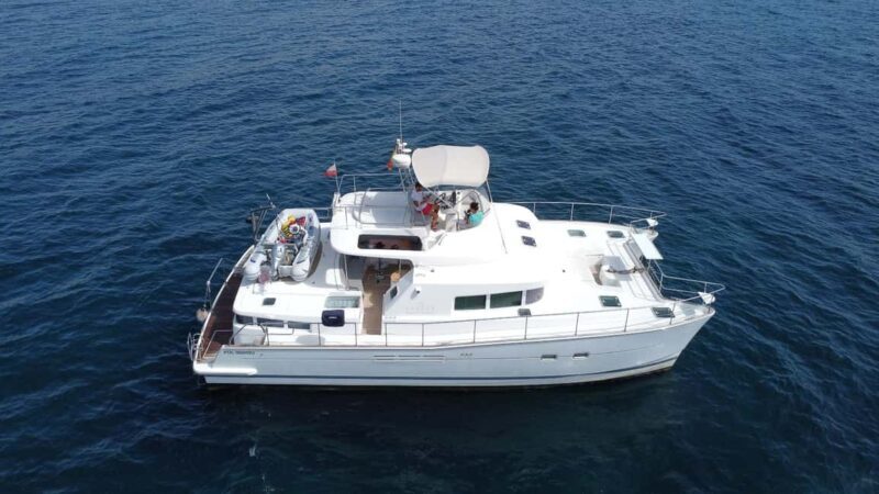 Torrevieja:sunset catamaran tour with champagne - Swimming, Snorkeling, and Paddleboarding