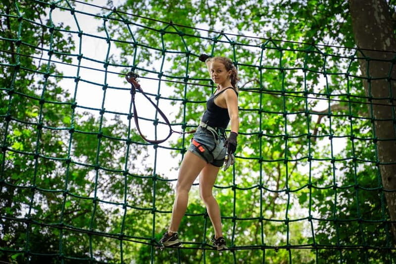 Toulon: Tree climbing course - A Balanced Look at Ecopark Adventures Domaine de la Castille