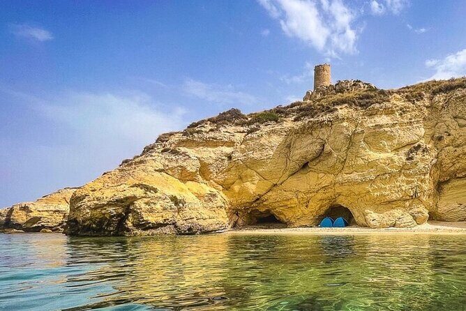 Tour La Dolce Vita stops for swimming, Snorkeling and Prosecco - An Authentic Taste of Cagliari’s Coastline with La Dolce Vita Tour