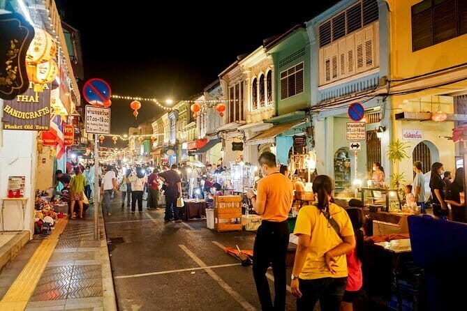 Tour of Phuket Old Town with Thalang Road Night Market - Key Points