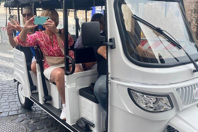 Tour privato di 3 ore al centro di Roma con un E-Tuk elettrico - FAQ