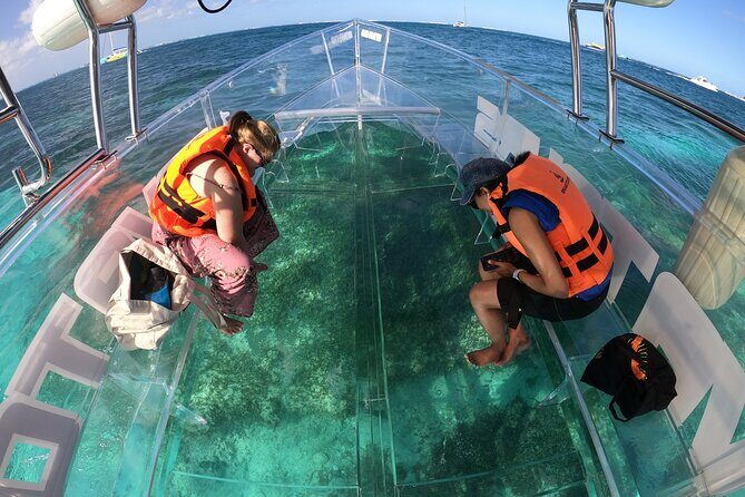 Tour to Arch in the only Clear Boat in Cabo Cruise Hotel PICKUP! - Transportation & Timing