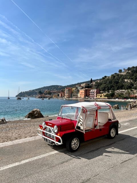 Tourist tour on French Riviera in a Mini Moke convertible - The Driving Experience: Style, Sun, and Stories