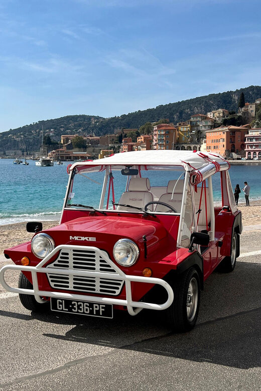 Tourist tour on French Riviera in a Mini Moke convertible - What You’ll Receive