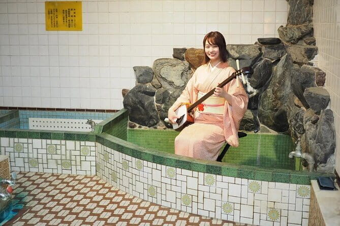 Traditional Concert in Public bath near Kyoto Station - Key Points