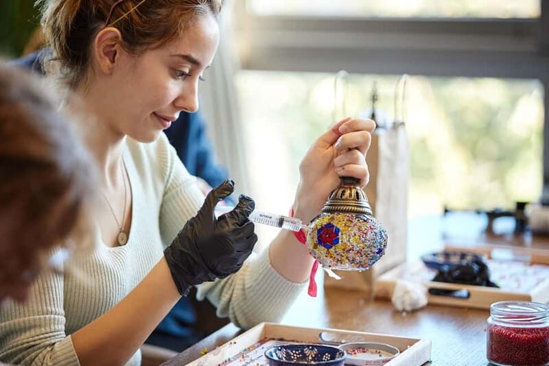 Traditional Mosaic Lamp & Candle Holder Workshop in Istanbul - Key Points