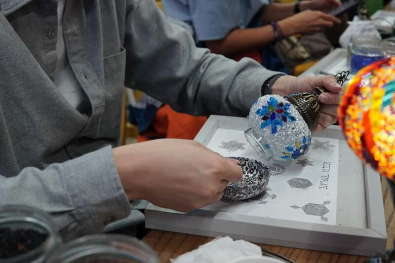 Traditional Mosaic Lamp & Candle Holder Workshop in Istanbul - Detailed Breakdown of the Experience