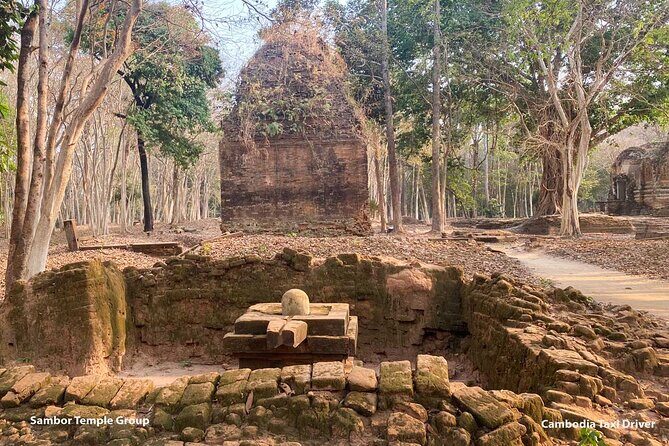 Transfer Day Trip Oudongk Sambor Prei Kuk Phnom Penh - Siem Reap - Key Points
