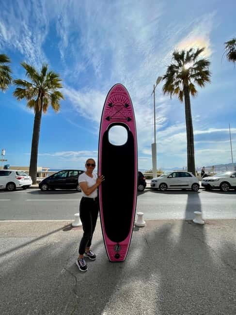 Transparent Stand Up Paddle Rental (single-seater) - The Route: Discovering Cap d’Antibes & Côte dAzur