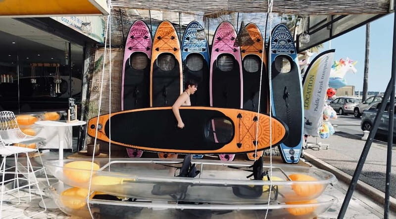 Transparent Stand Up Paddle Rental (two-seater) - Exploring the Transparent Paddle Experience in Juan-les-Pins