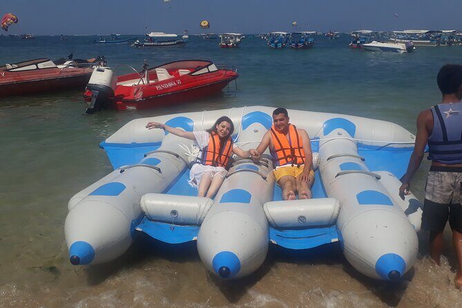 Triple Watersport Package of Seawalker, Jetsky & Banana Boat - Setting the Scene at Tanjung Benoa Beach Nusa Dua